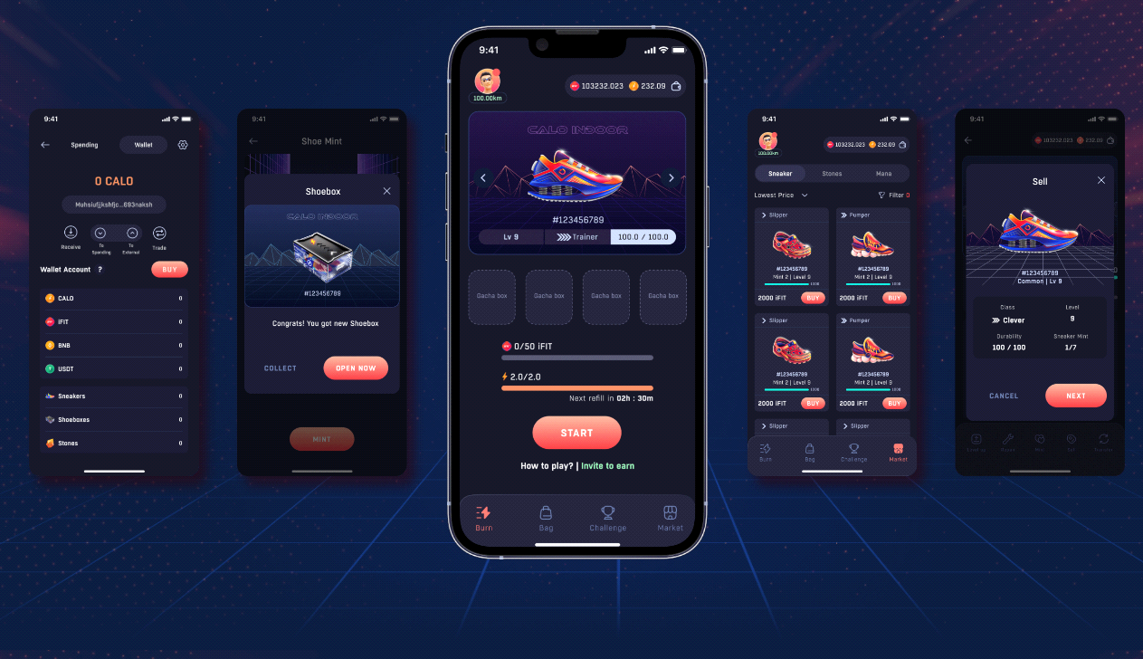 室内で運動して稼ぐM2E、Calo Indoorの始め方/稼ぎ方 | サトファンブログ
